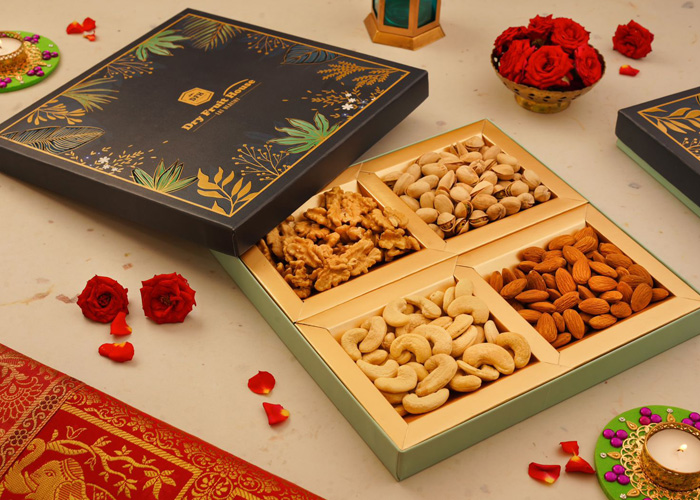 Best collection of gift boxes and festival hampers.