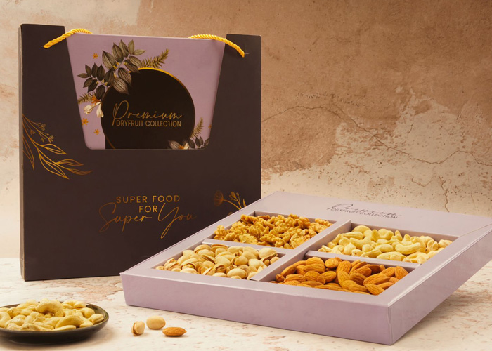 Best collection of gift boxes and festival hampers.